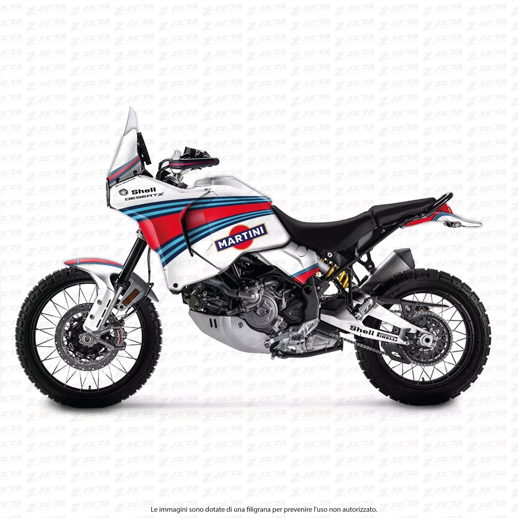 Semi Custom | Ducati Desert X Graphic Kit