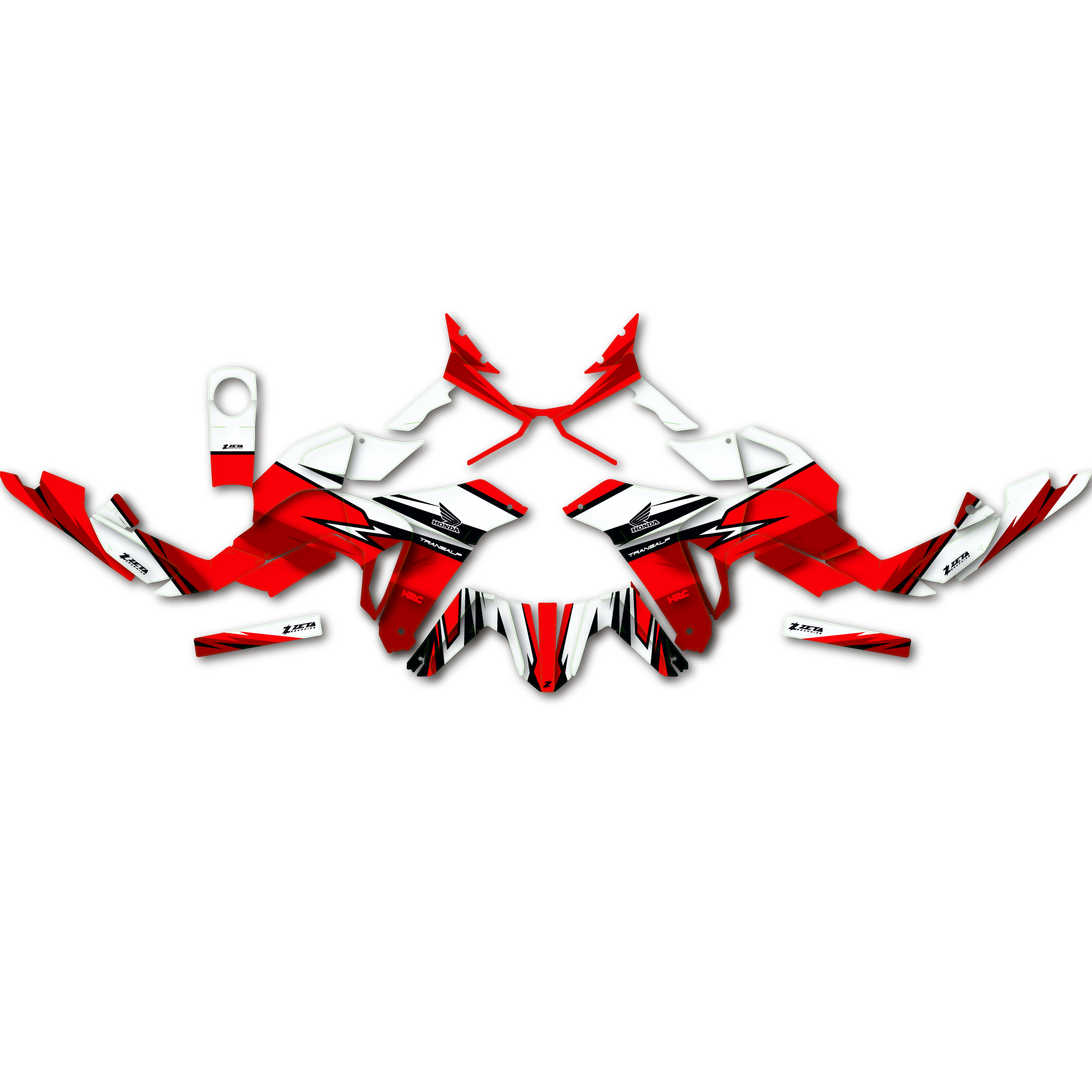 Semi Personalizzata | Kit Grafiche Honda Transalp 750 2023-2024