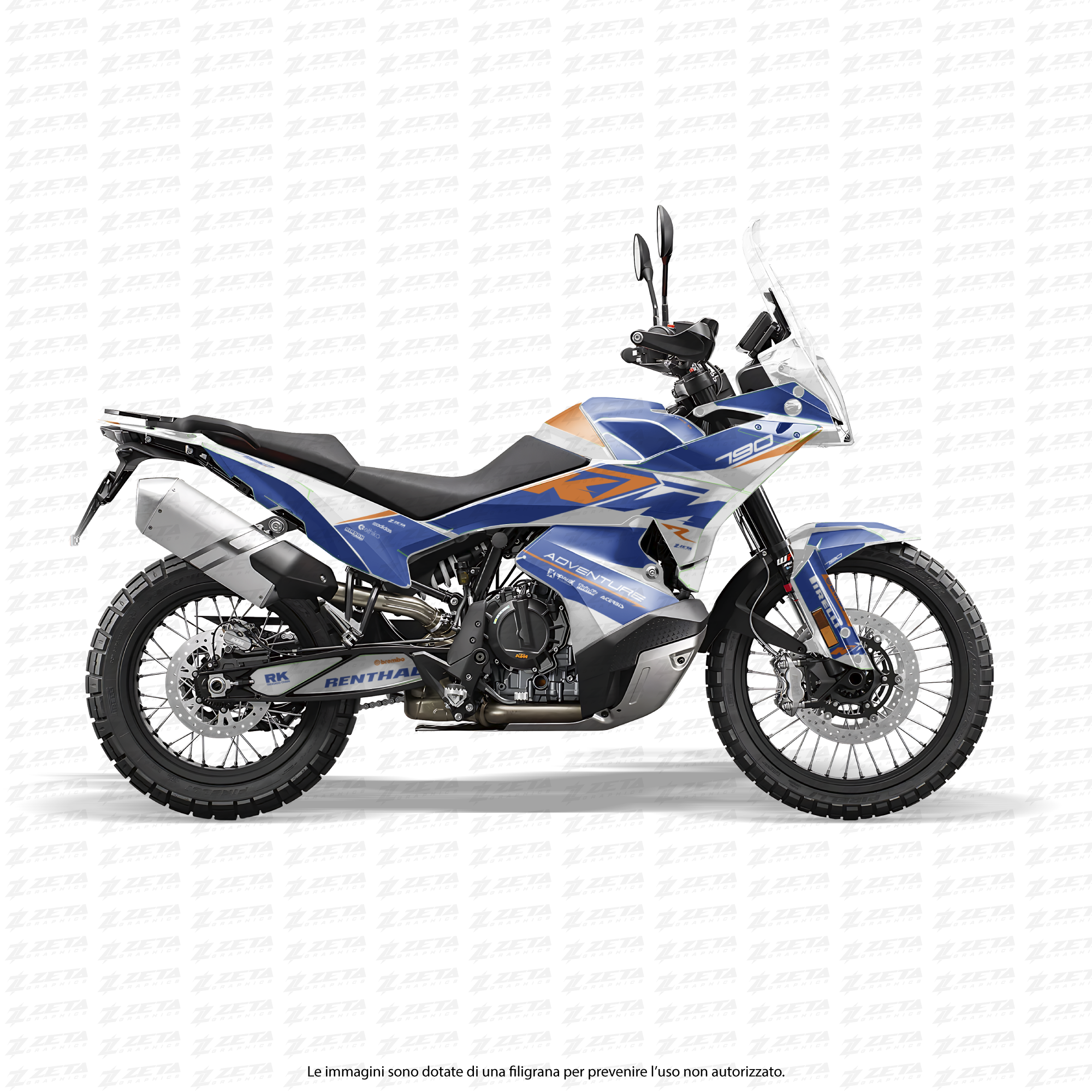 Semi Custom | Ktm Adventure 790/890 2023 Graphics Kit