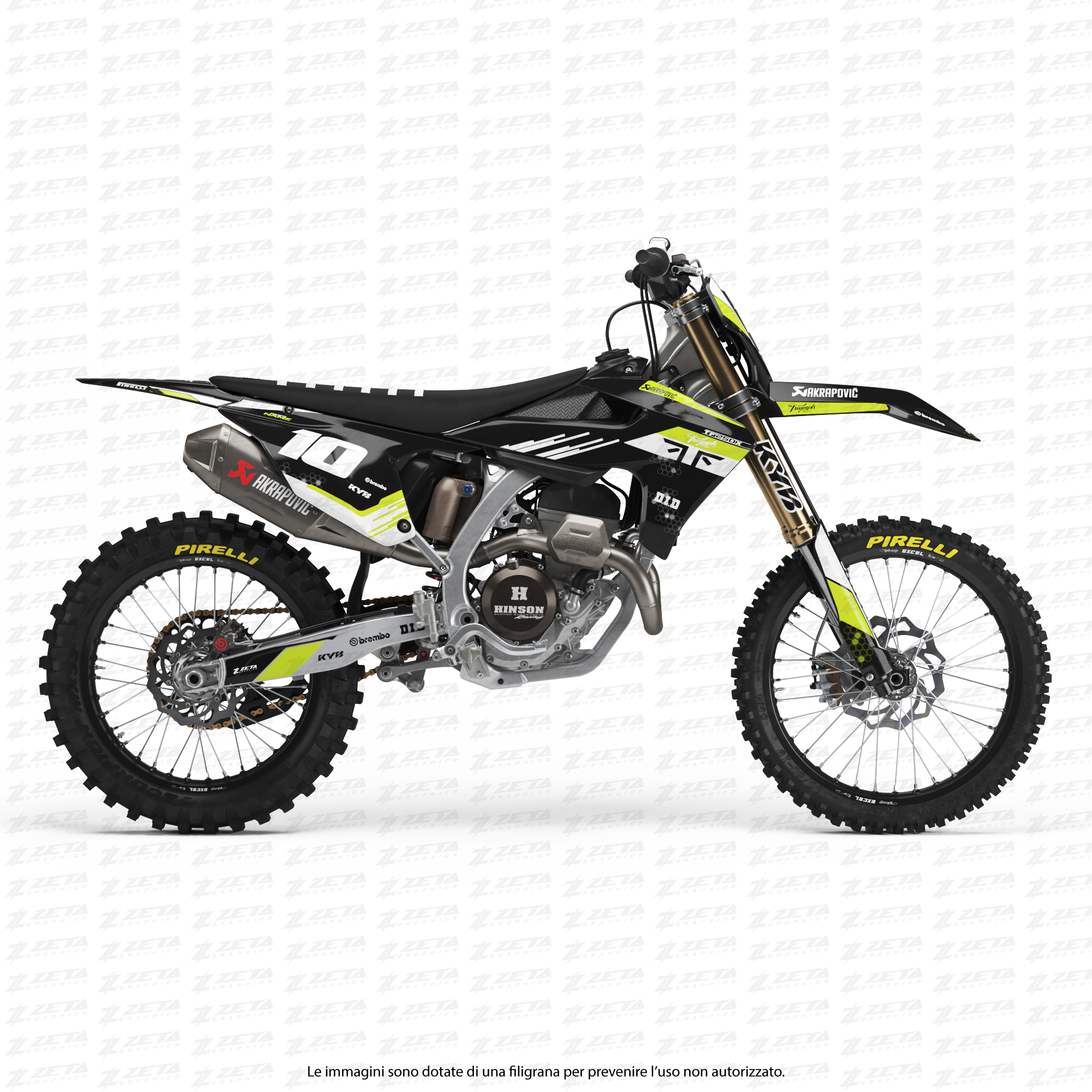 Semi Personalizzata | Kit Grafiche Triumph TF 250-X 2024