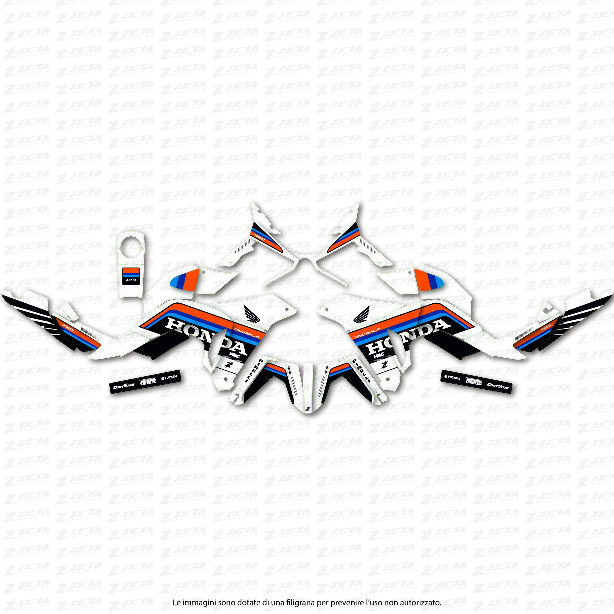 Semi Custom | Graphics Kit Honda Transalp 750 2023-2024