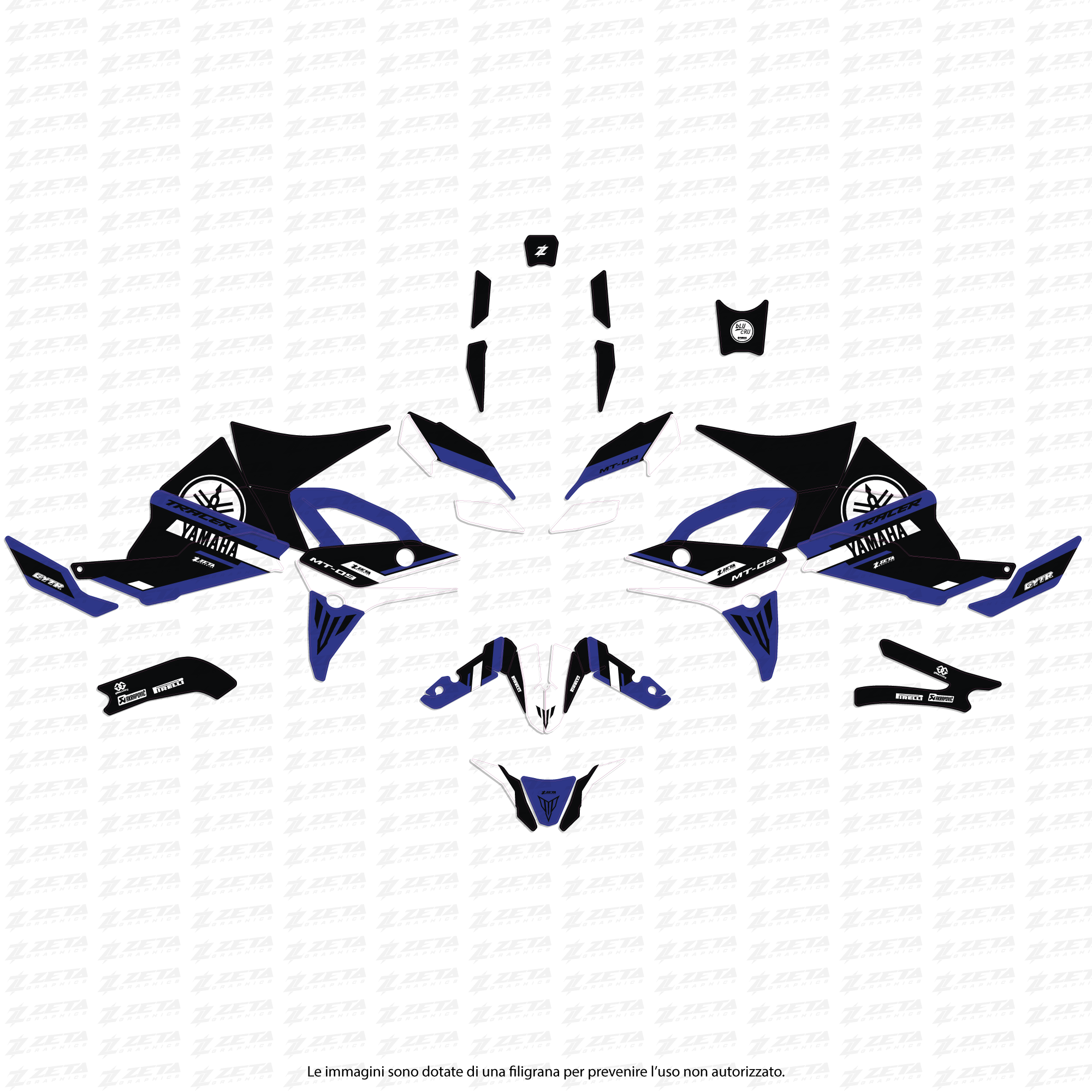 Semi Custom | Graphics Kit Yamaha Tracer 900 2019-2020