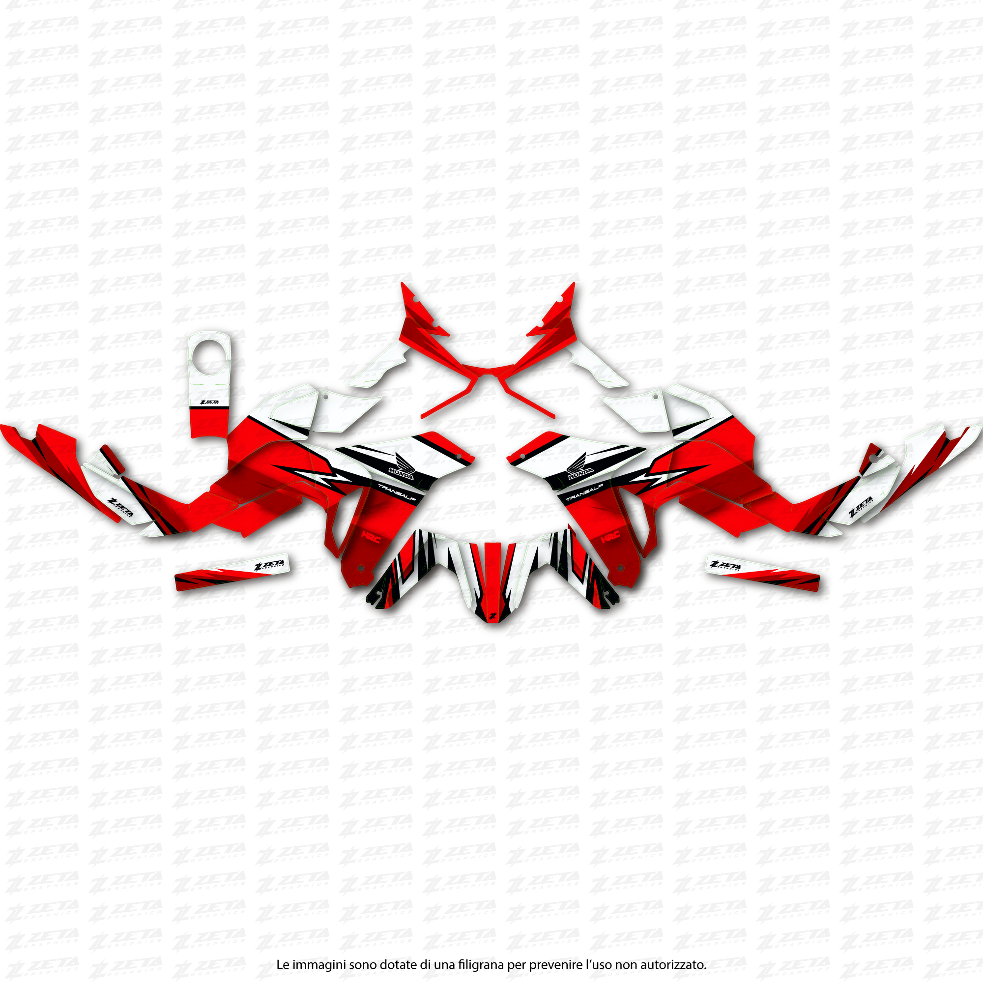 Semi Custom | Graphics Kit Honda Transalp 750 2023-2024