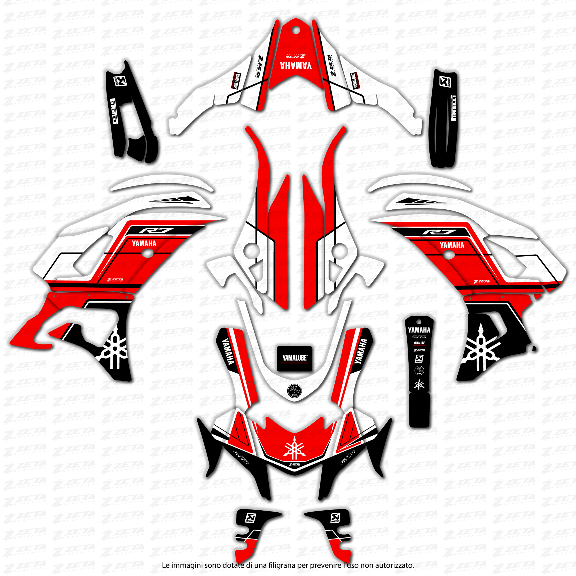 Semi Custom | Kit Grafiche Yamaha R7 2022-2023