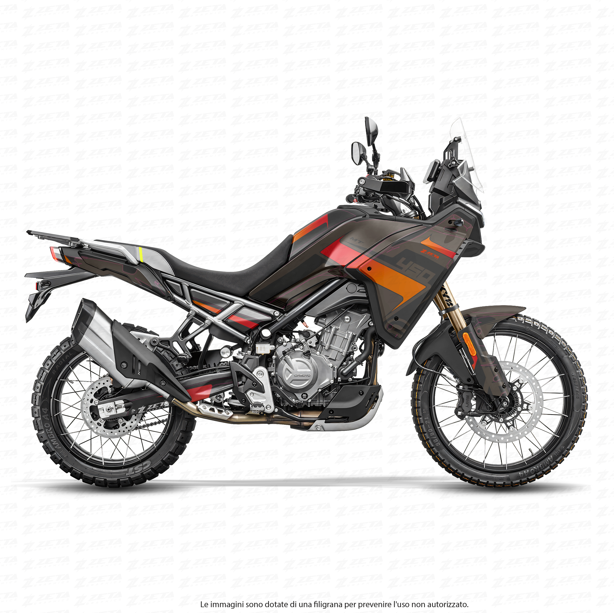 Semi Personalizzata | Kit Grafiche CF Moto 450 MT