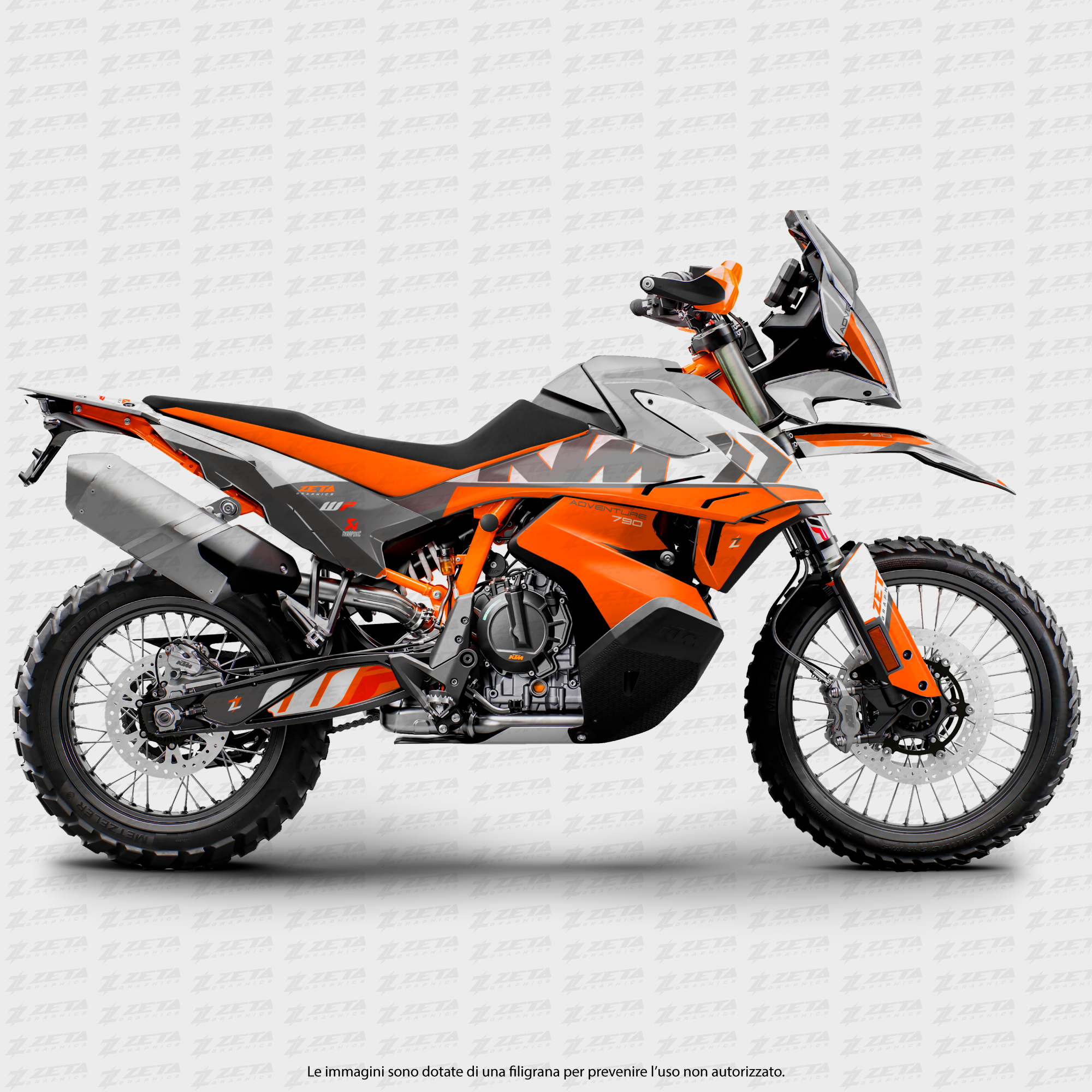 Semi Custom | Ktm Adventure 790/890 Graphics Kit