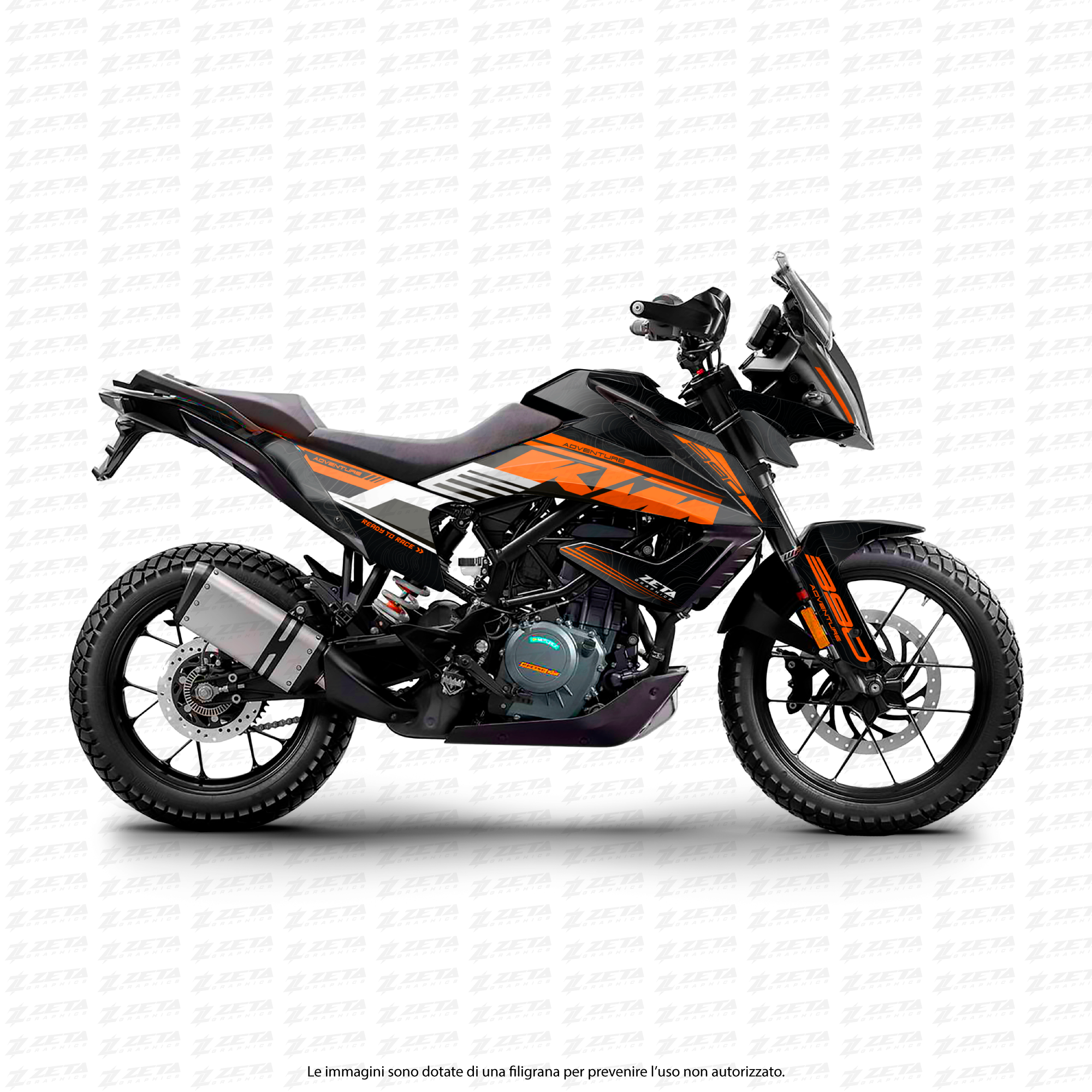 Semi Custom | Ktm Adventure 390 Graphics Kit