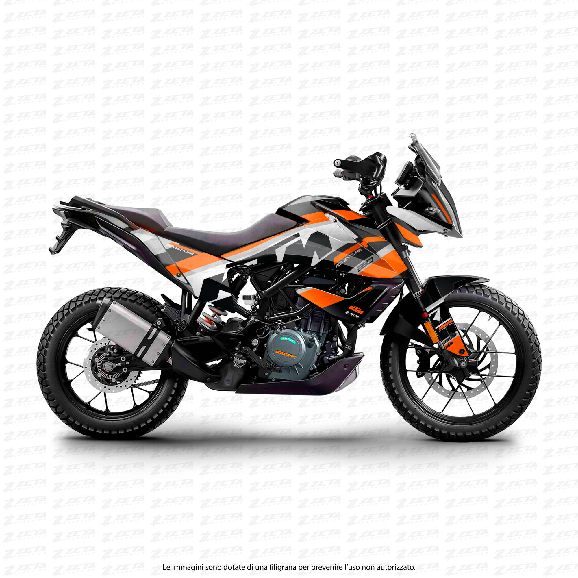 Semi Custom | Ktm Adventure 390 Graphics Kit