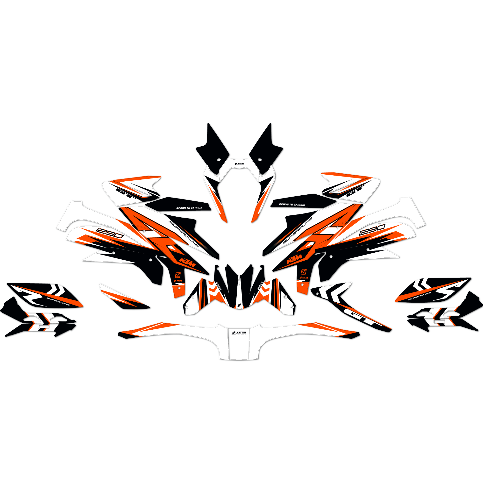 Semi Personalizzata | Kit Grafiche Ktm Superduke GT 1290 2016-2019