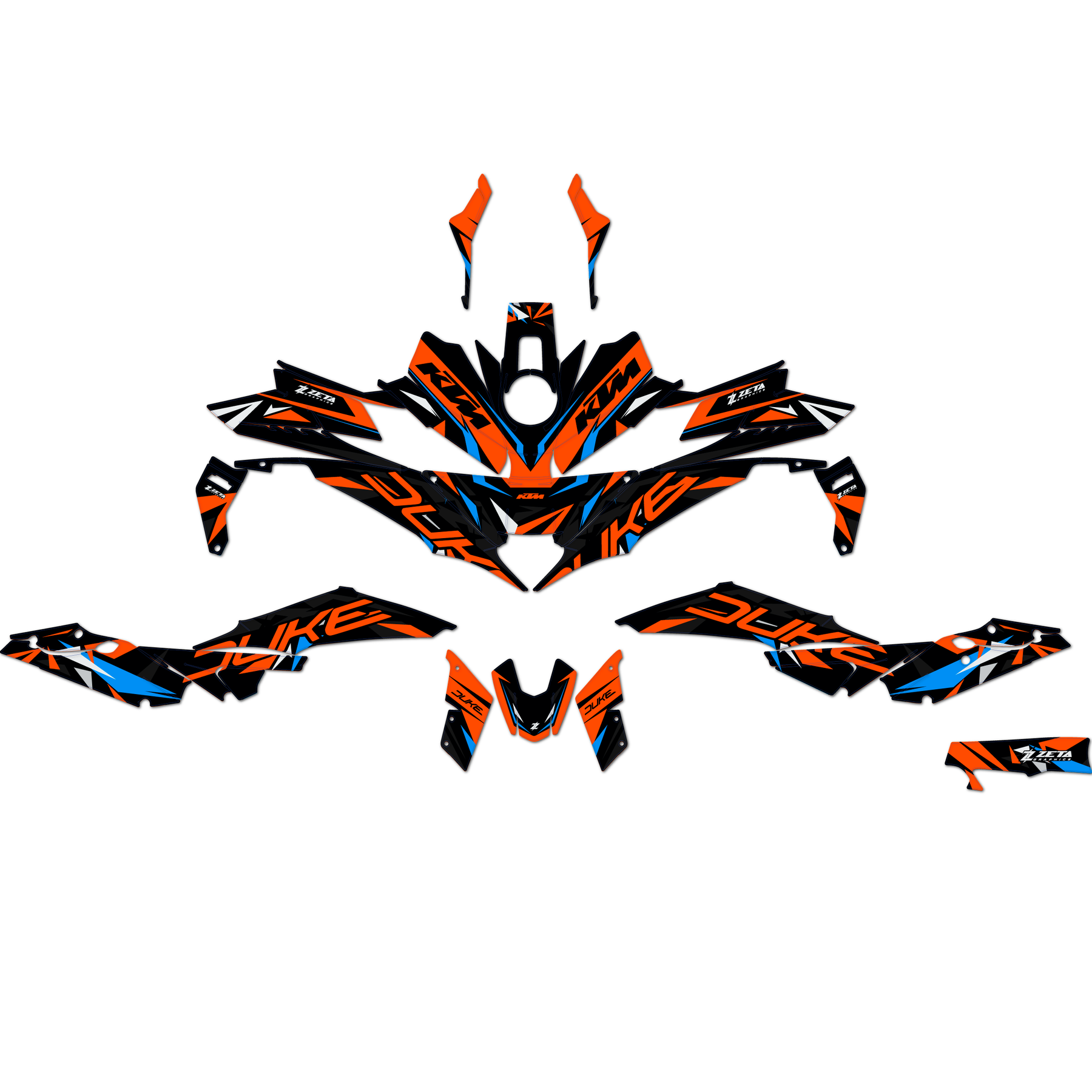 Semi Personalizzata | Kit Grafiche Ktm Super Duke R 1390 2024