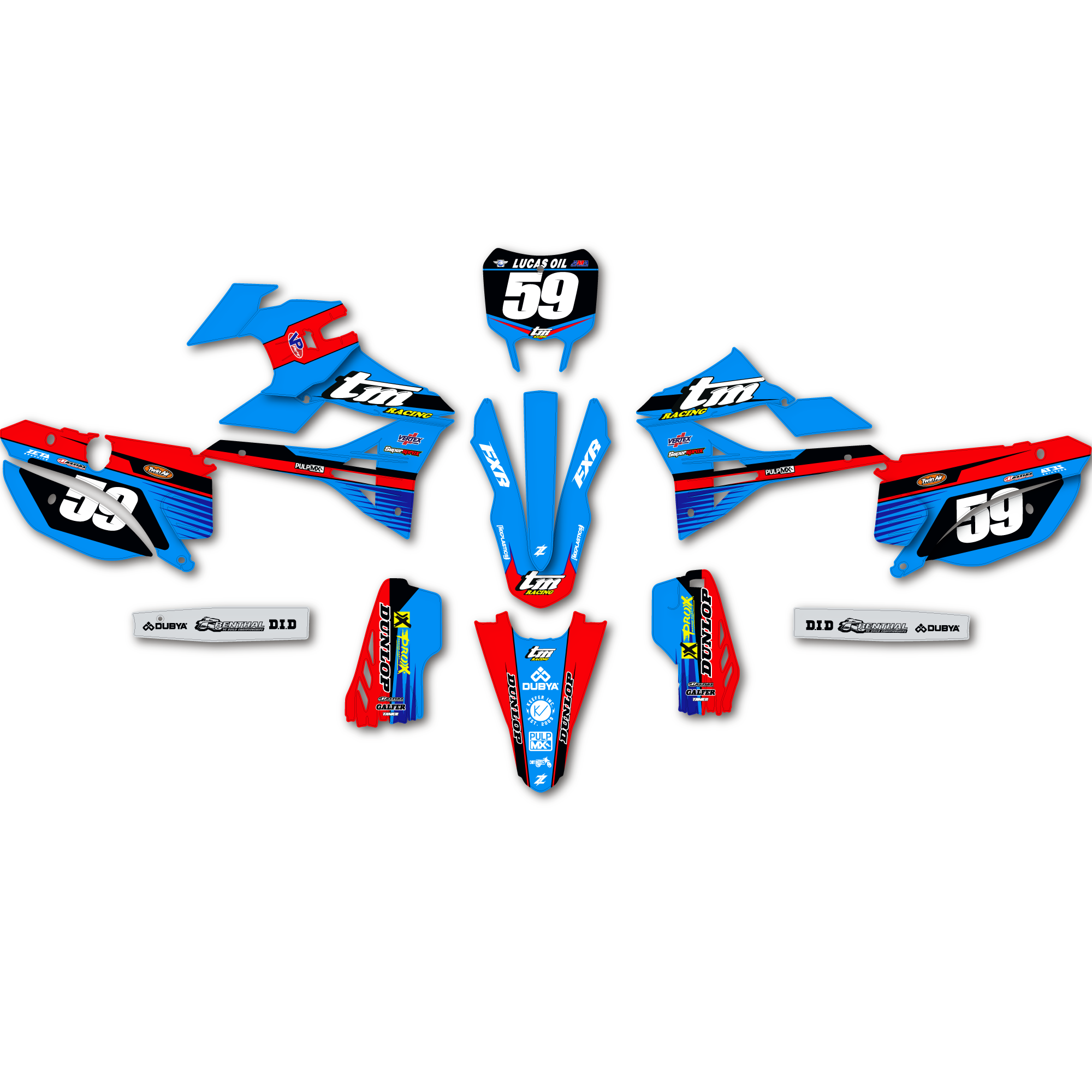 Semi Custom | Tm Fi 2022-2024 Graphic Kit