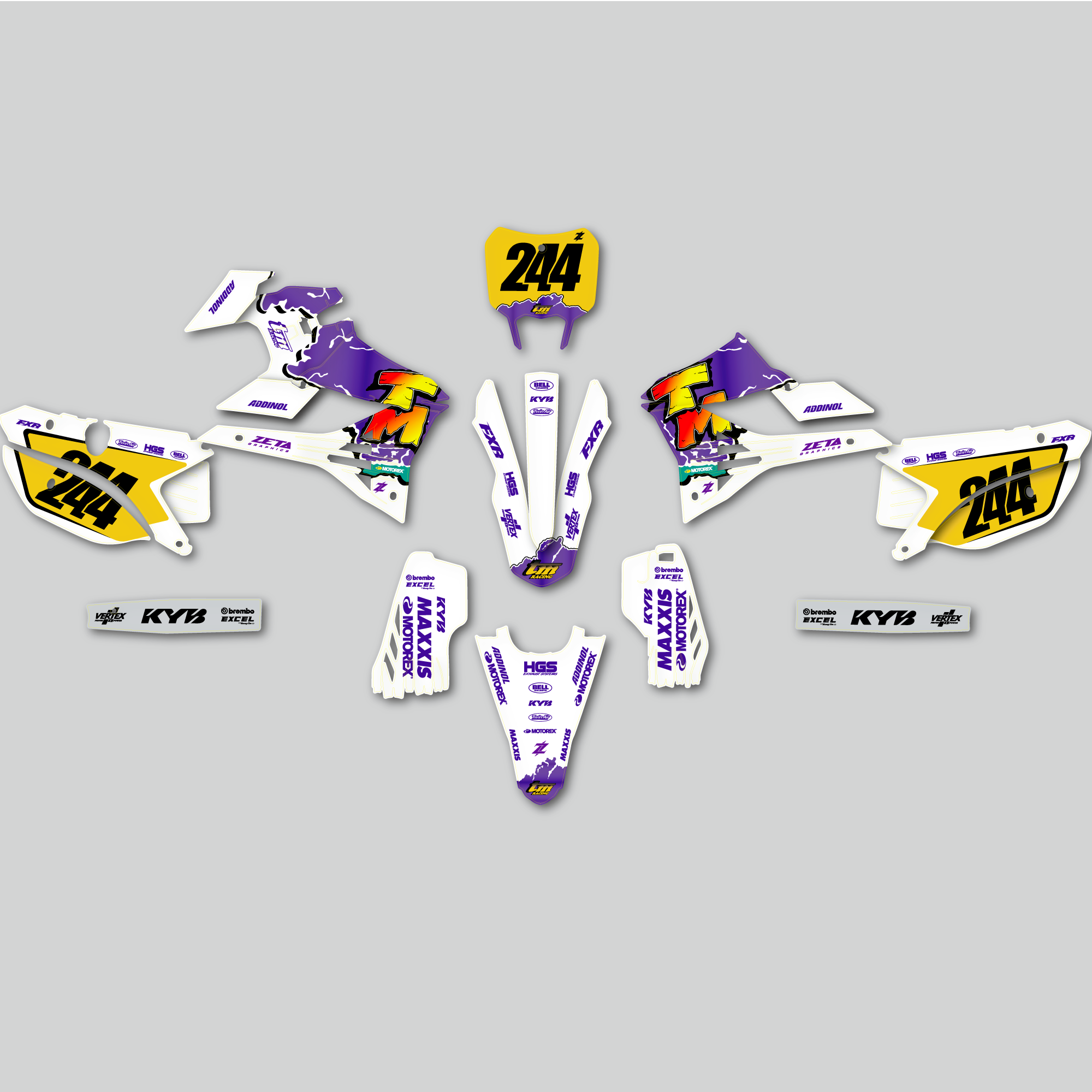 Semi Custom | Tm Fi 2022-2024 Graphic Kit