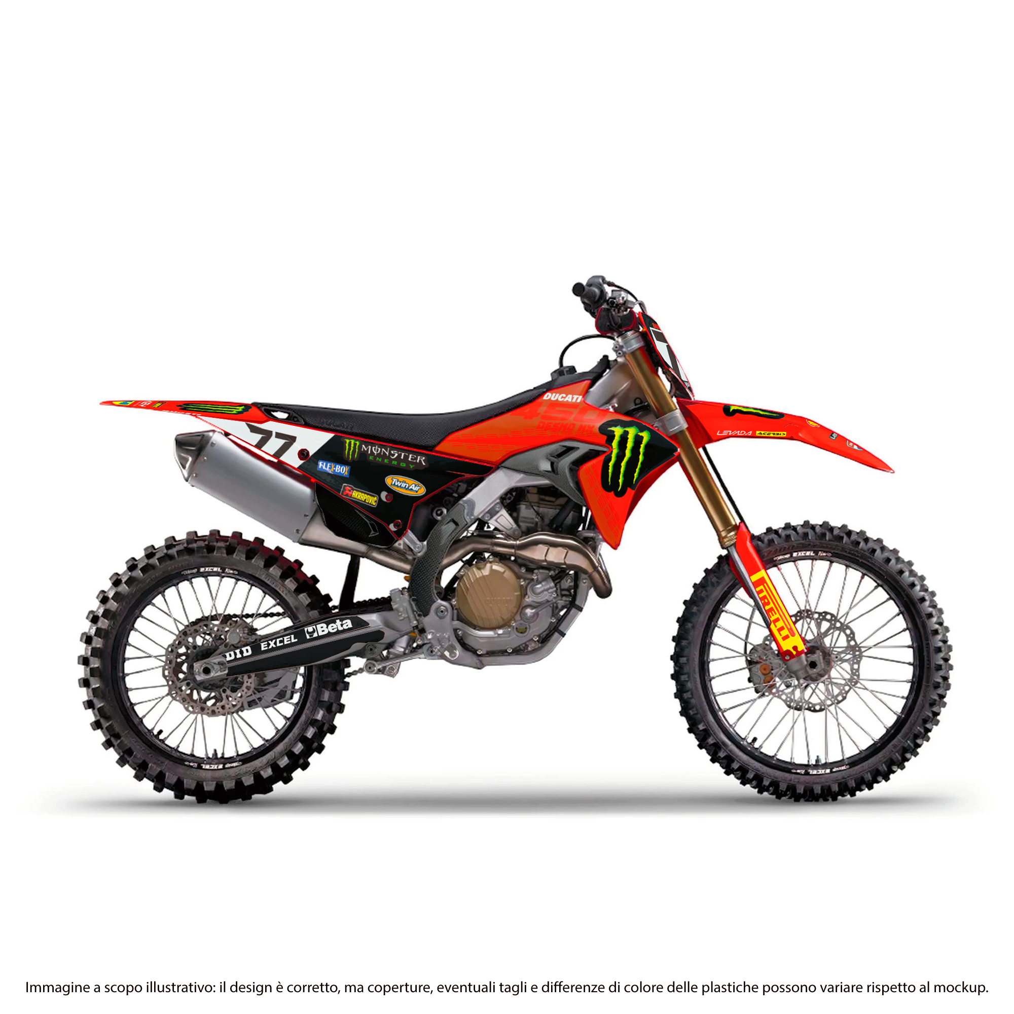 Semi Personalizzata | Kit Grafiche Ducati DesmoMX 450