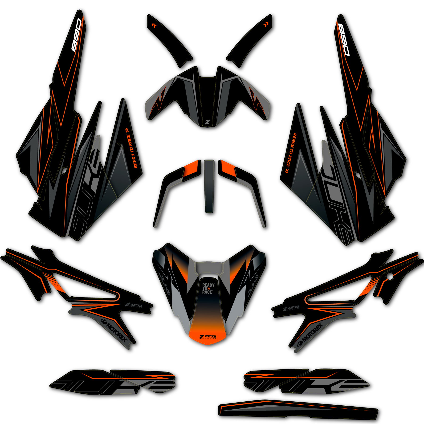 Semi Personalizzata | Kit Grafiche Ktm Duke 790/890