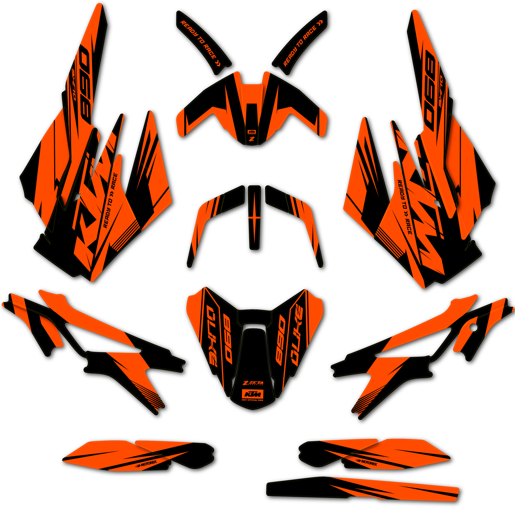 Semi Personalizzata | Kit Grafiche Ktm Duke 790/890