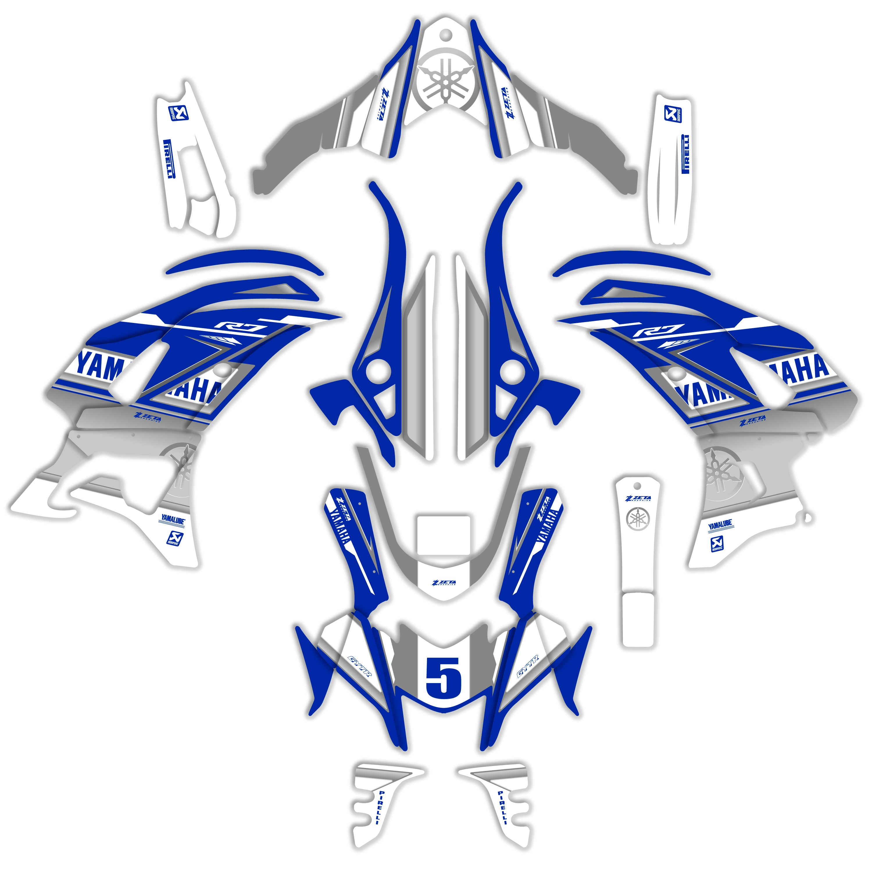 Semi Custom | Kit Graphics Yamaha R7 2022-2023