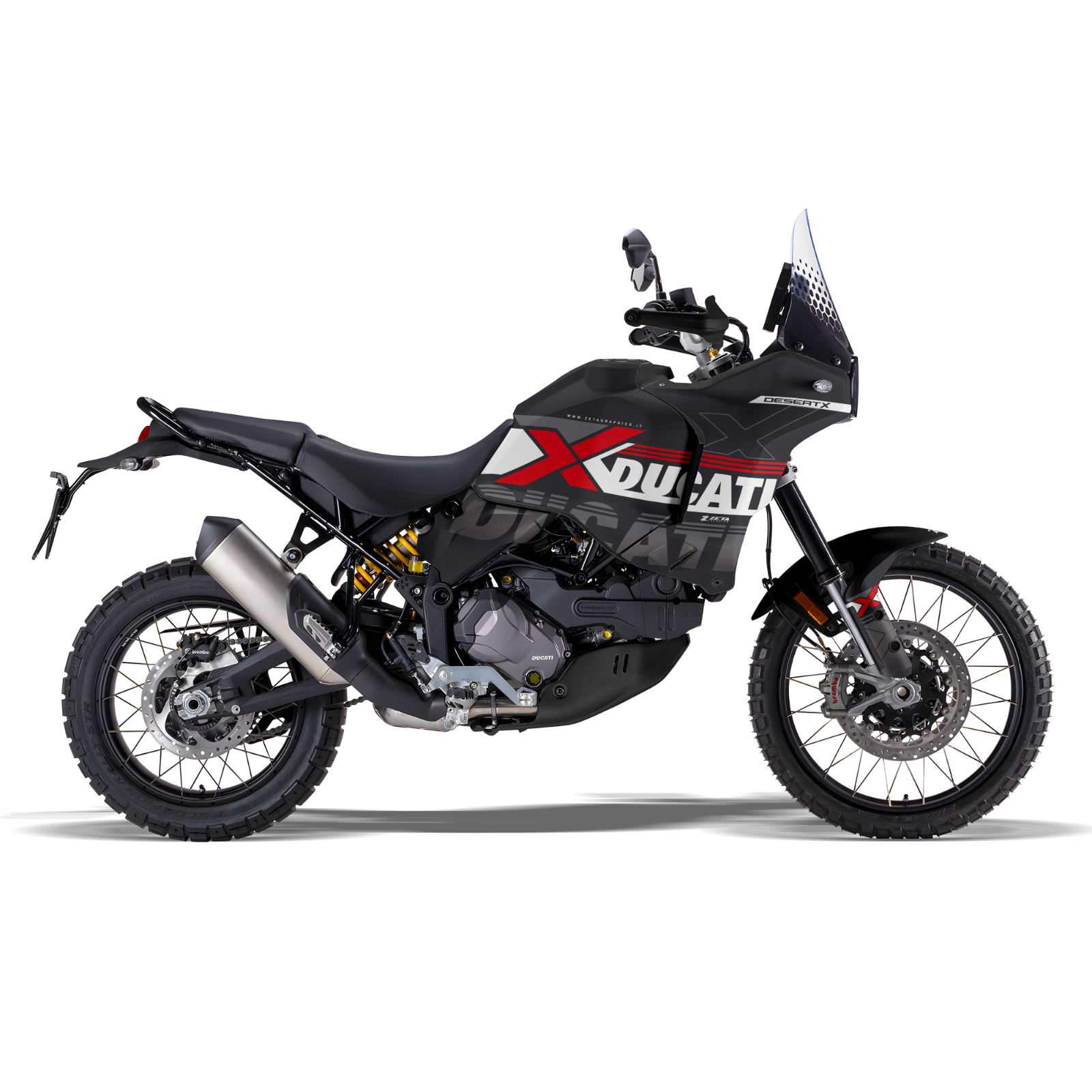 Semi Personalizzata | Kit Grafiche Ducati Desert X