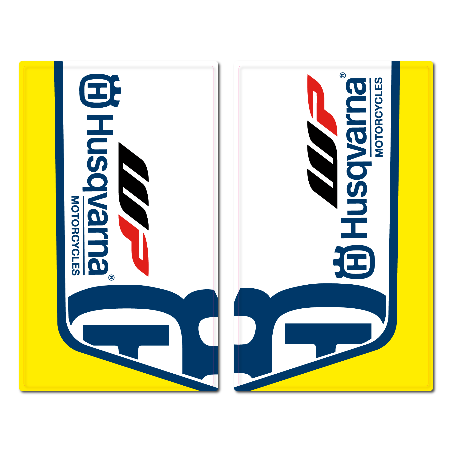 Fork Stickers - WP Husqvarna